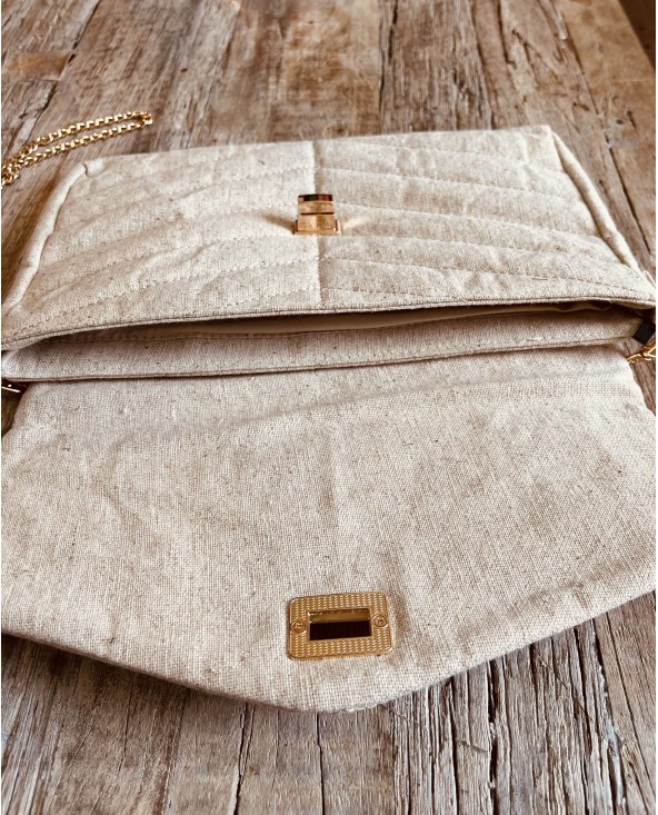 Sac Bella - Lin beige - Ma Collection Bohème